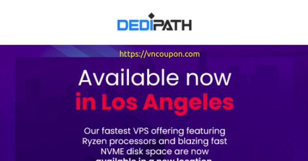 DediPath - Powerful Ryzen VPS from $44/Year - VN Coupon