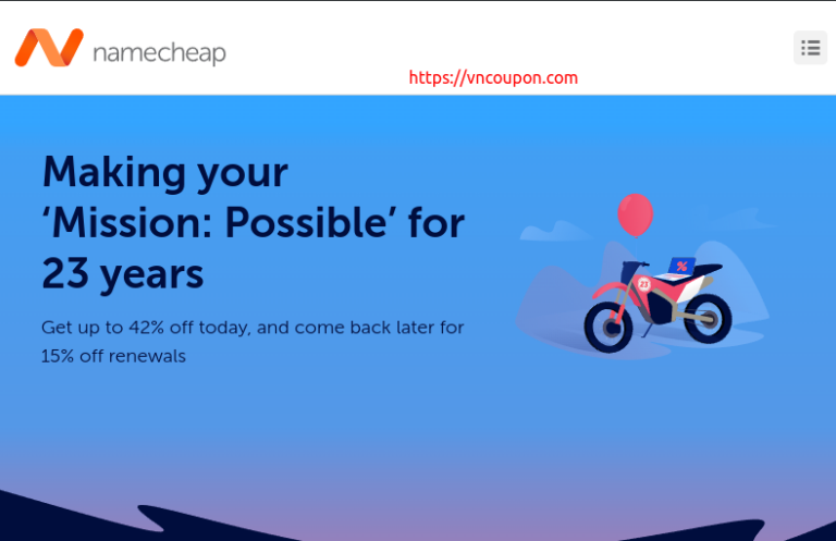 Namecheap Birthday Offers Anniversary Deals - VN Coupon