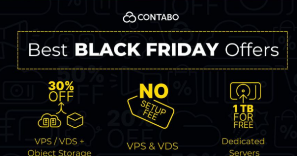 [Black Friday 2023] Contabo - 50% Off VPS/VDS + Object Storage