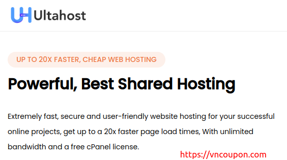 Ultahost Get Up 40 Off Vps Hosting For A Limited Time Vn Coupon