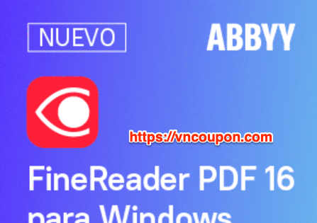 [Black Friday 2025] 50% OFF on ABBYY FineReader PDF - VN Coupon
