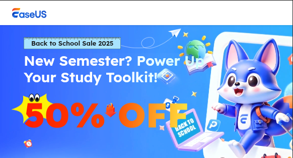 [Back To School] Save 50% on EaseUS Best-Selling Utilities! - VN Coupon